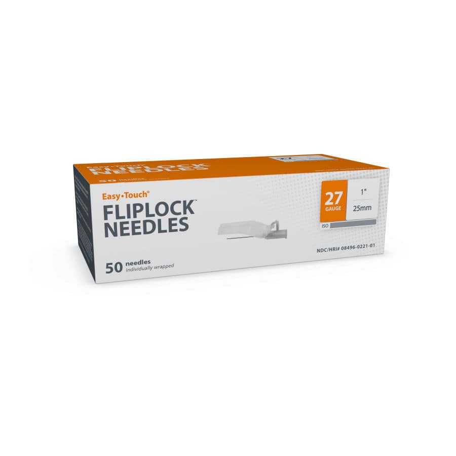 Безопасная игла - EasyTouch® FlipLock™ - MHC Medical Products - 18G ...