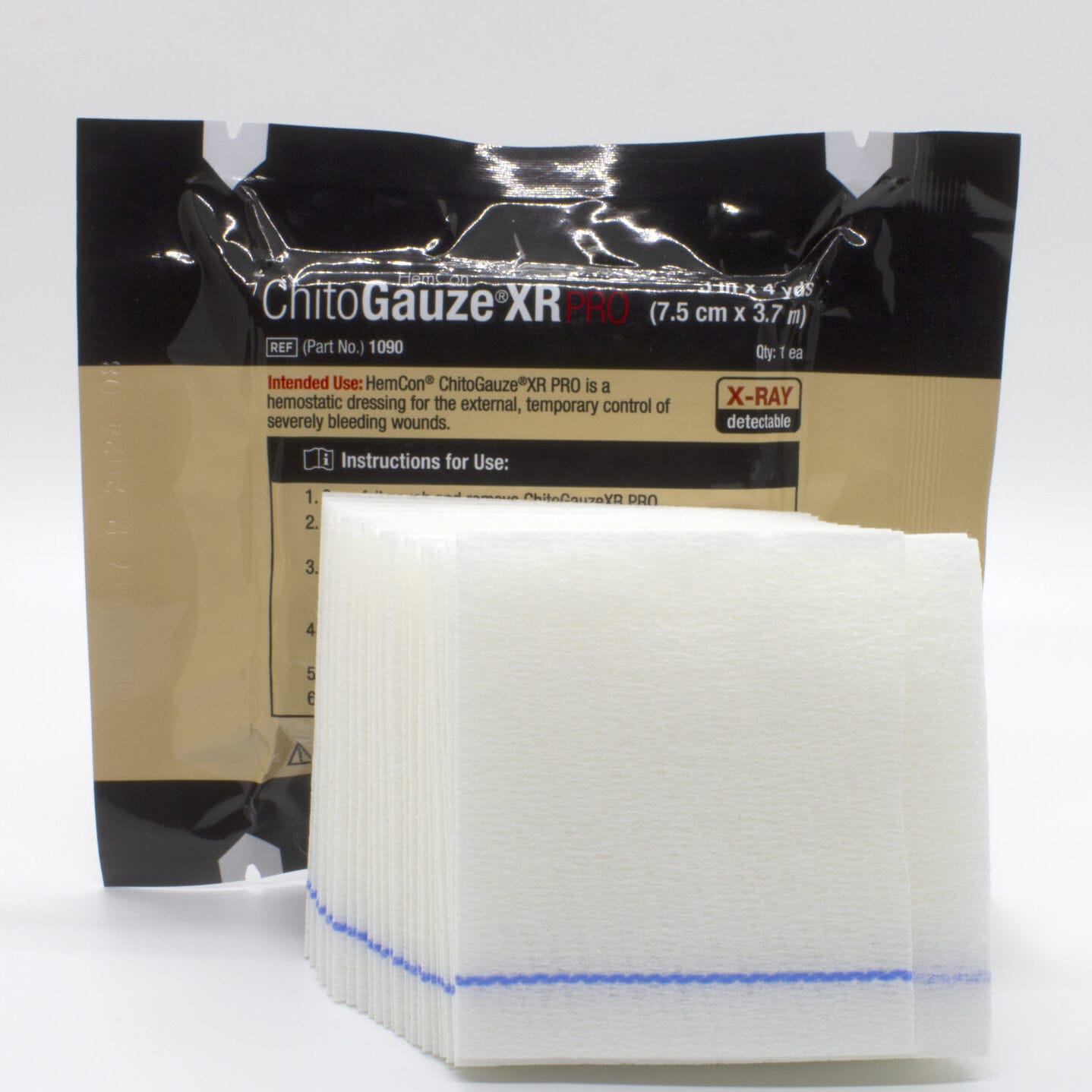 Марлевый тампон - ChitoGauze® XR PRO - Tricol Biomedical ...