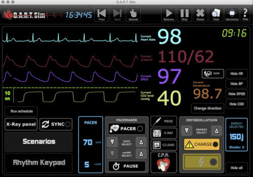 Учебный медицинский симулятор - 3 - DART Sim ECG Simulator - для ЭКГ ...