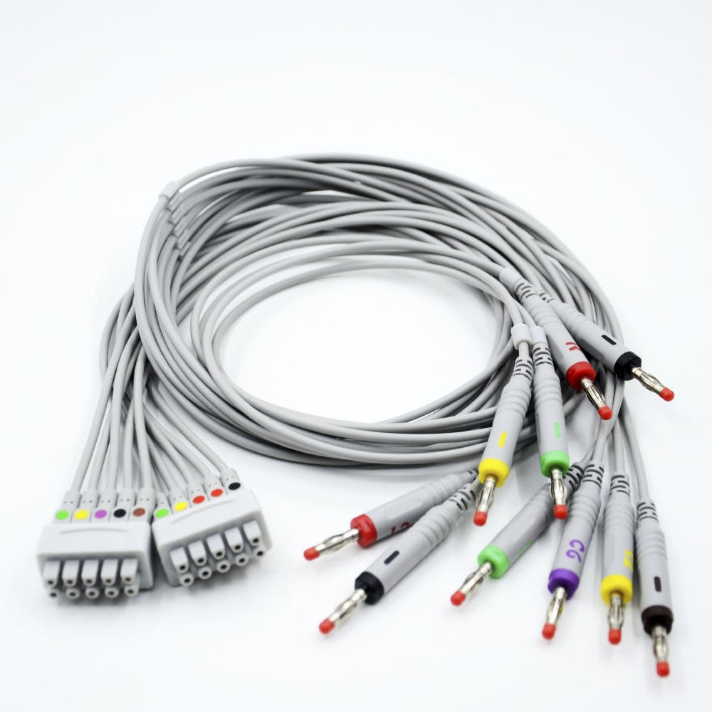 Кабель ЭКГ для мониторинга - B-MQE10R - Med Accessories - штекер типа ...