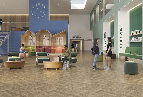 Полороновое напольное покрытие - 3398 - Polyflor - из дерева ...